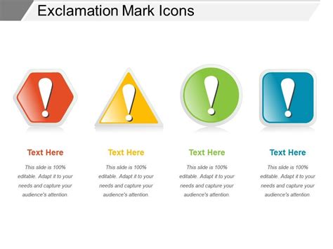 Exclamation Mark Icons PowerPoint Slides Diagrams Themes For PPT Presentations Graphic Ideas