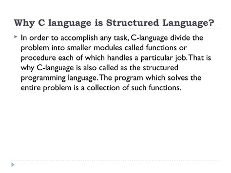 Lecture 5 Structured Programming Language Ppt