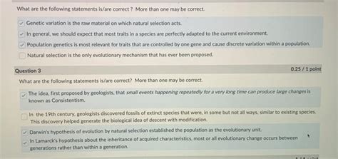 Solved What Are The Following Statements Is Are Correct