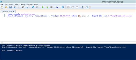 reporting on inactive users in active directory windows spiceworks
