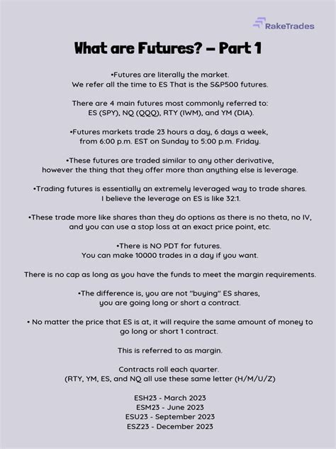 Futures Explained Pdf Futures Contract Margin Finance