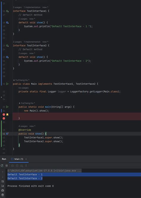 Java 中的 Default 关键字 huyuchengus 博客园