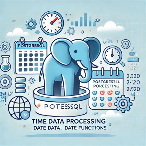 postgresql 시간 데이터 처리하기 날짜 데이터 날짜 함수