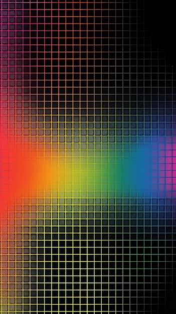 premium photo colorful gradient mesh grid