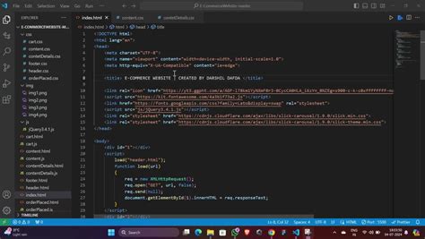 Building An E Commerce Website Using Html Css And Javascript Dafda