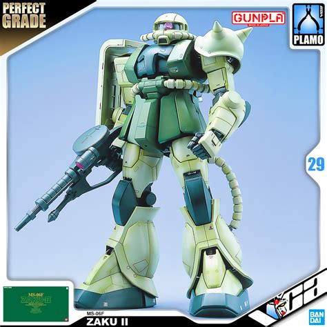Bandai Gunpla Perfect Grade 1 60 Pg Ms 06f Zaku Ii Vca Gundam Singapore
