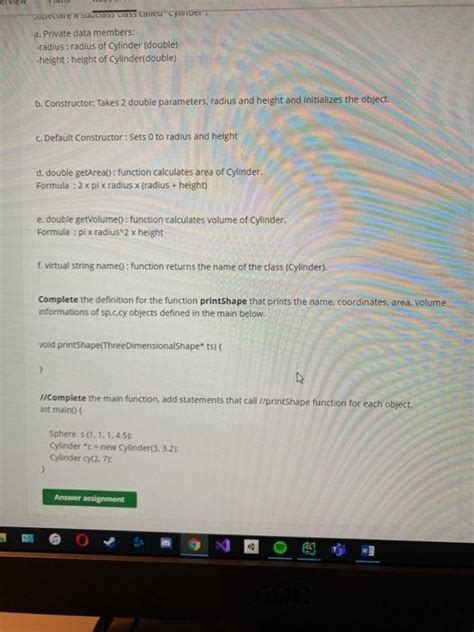 solved overview plans ro assignment tasks 1 declare an