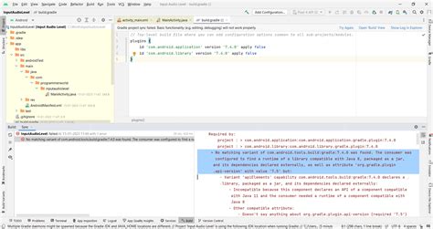 Android Studio Fix The Error Could Not Resolve Comandroidtoolsbuildgradle740