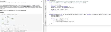 Gfg160 Gfg160 Dsachallenge Depthfirstsearch Graphalgorithms