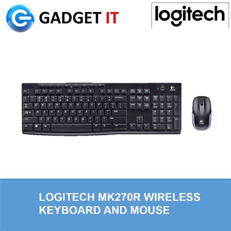Logitech Mk270r Wireless Keyboard And Mouse Kbm Lgt Mk270r Shopee