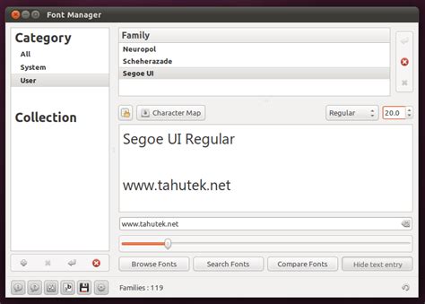 [ubuntu] Instal Font Manager Di Ubuntu 11 04 Natty Narwhal