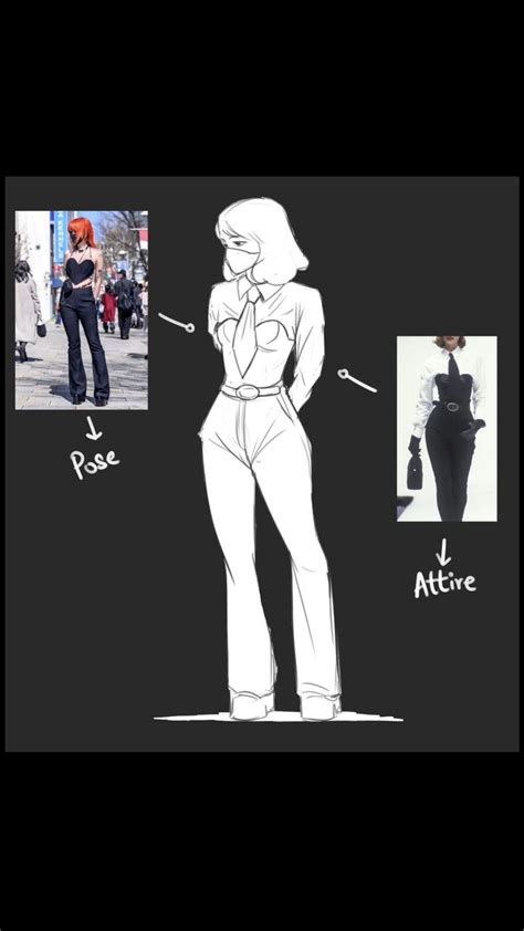 combining references character drawing character design character
