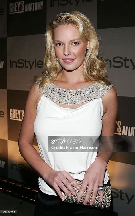 Actress Katherine Heigl At The In Style Magazine Cast Party For News