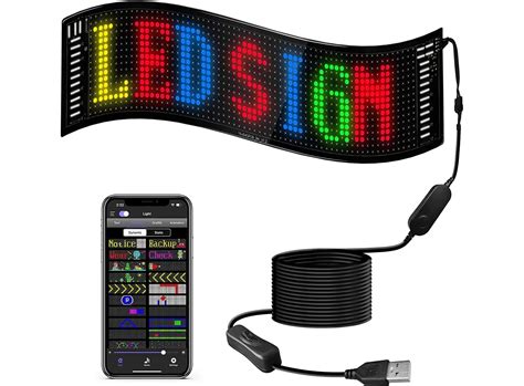 Flexible Pixel Rgb Led Matrix Display Panel Rgb Scrolling Text