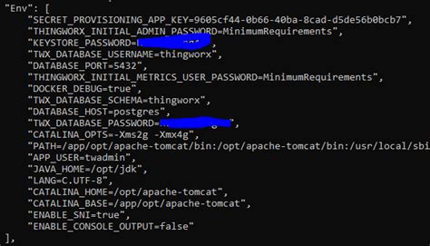 thingworx docker doesn t connect to internal postg ptc community