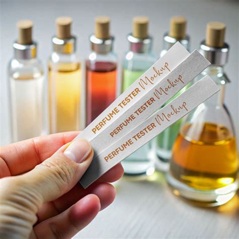 Perfume Tester Paper Strip Mockup Graflick