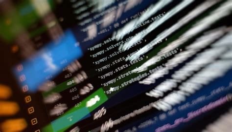 Premium Photo Programming Code On Computer Screen Software