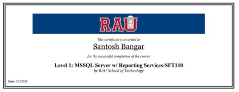 Santosh Bangar On Linkedin Sqlserver Sql Database Continuousimprovement Learning