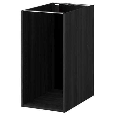 Каркас напольного шкафа IKEA METOD МЕТОД, 40x60x80 см, черный под ...