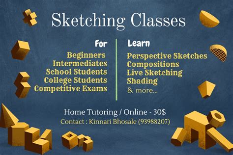 Sketching Classes For Students And Adults Learning And Enrichment Music