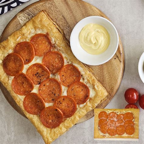 형기네 피자 사각 페스츄리 페퍼로니 255g 고르곤졸라 240g 형기네