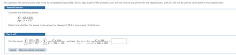 Solved Tutorial Exercise Consider The Following Series Chegg Com