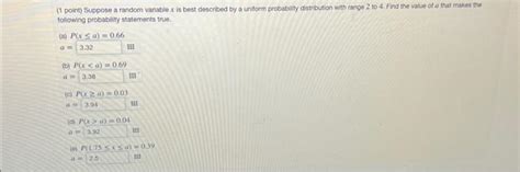 Solved Point Suppose A Random Variable X Is Best Chegg