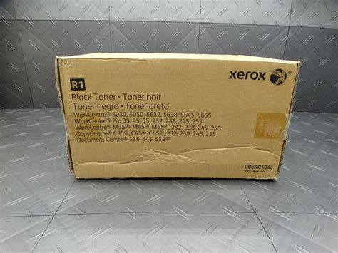 Xerox 006R01046 Black Toner 2 Cartridge + Waste Container Authentic New ...
