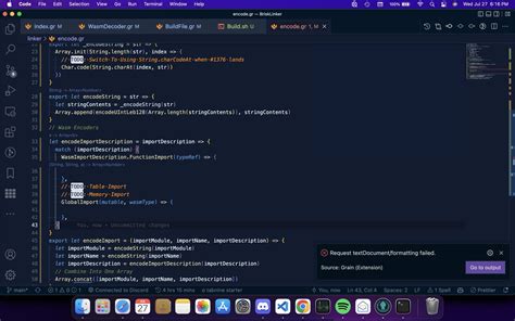 Formatter Throws Error On Invalid Grain Code · Issue 1377 · Grain Langgrain · Github
