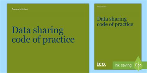 Free Data Sharing Code Of Practice Ico 2018 Adult Guidance