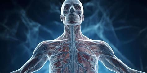 3d Visualization Of Human Anatomy For Educational Or Medical Use Concept Medical Education Human