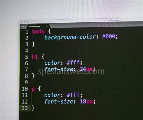 Cara Membuat Halaman Web Dengan Html Dan Css Spesialis Web