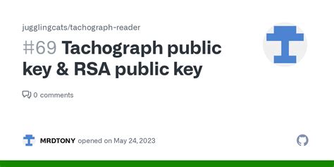 Tachograph Public Key And Rsa Public Key · Issue 69 · Jugglingcats