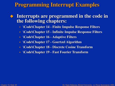 Chapter 10 Interrupts Ppt Download