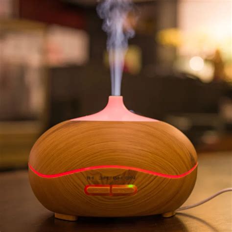 Free Shipping 300ml Wooden Essential Oil Diffuser Electric Scent Air