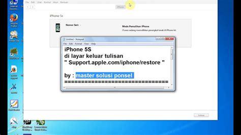 Iphone Restore Iphone 5s Restore Youtube