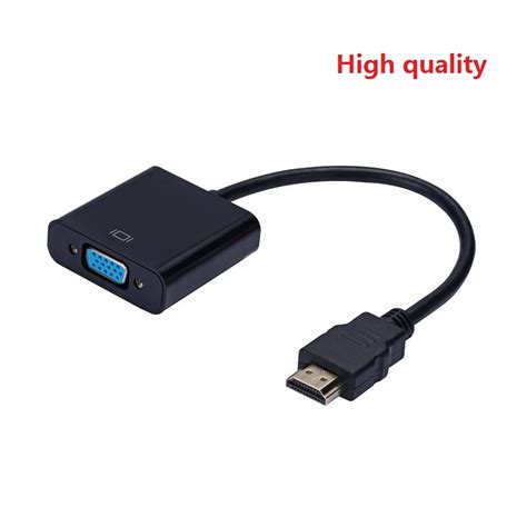 Hd Hdmi Compatible To Vga Adapter Digital To Analo Grandado