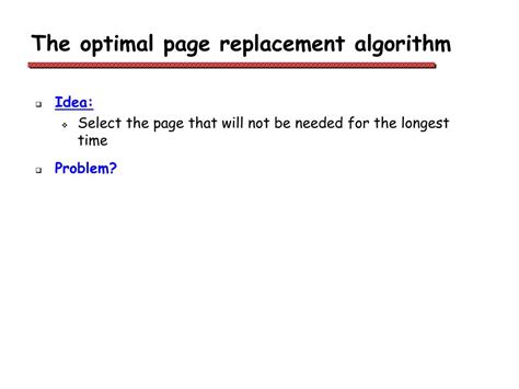 PPT CS Introduction To Operating Systems Class Page Replacement PowerPoint