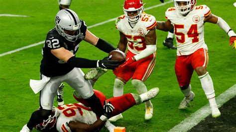 Las Vegas Raiders Tight End Jason Wittens Go Ahead Touchdown Is Clutch