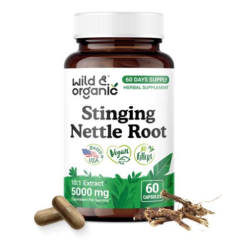 Stinging Nettle Root Capsules 60 Count