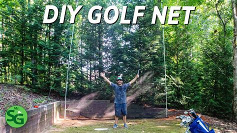 Diy Golf Net How To Build Your Own Golf Practice Net Youtube