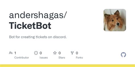 GitHub Andershagas TicketBot For Creating Tickets On Discord