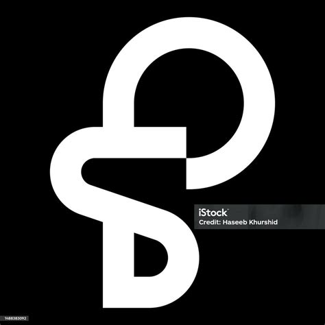 최소 Sp 로고 고급 배경에 Ps 문자의 아이콘입니다 Sp 모노그램 이니셜을 기반으로 한 로고 아이디어 전문적인 다양한 문자 기호와 배경에 Ps 로고 0명에 대한 스톡 벡터