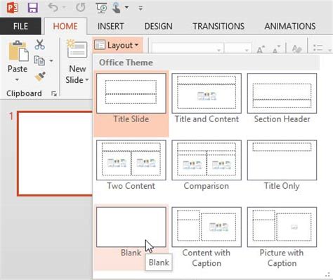 Change Slide Layout In PowerPoint For Windows