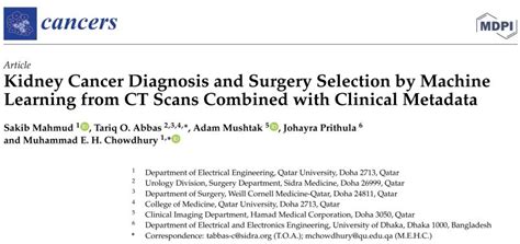 Sakib Mahmud On Linkedin Mastersthesis Cancerresearch Cancers Mdpi Ai