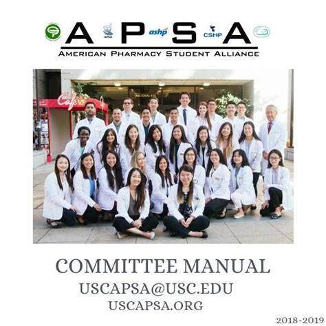 2018 2019 Apsa Committee Manual By Usc Apsa Flipsnack