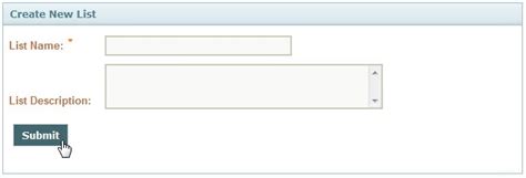 How Can I Create A New List