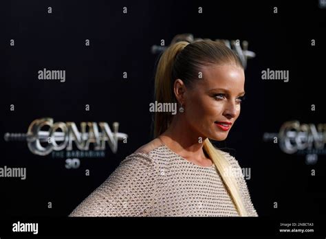 Rachel Nichols Arrives The Premiere Of Conan The Barbarian In Los