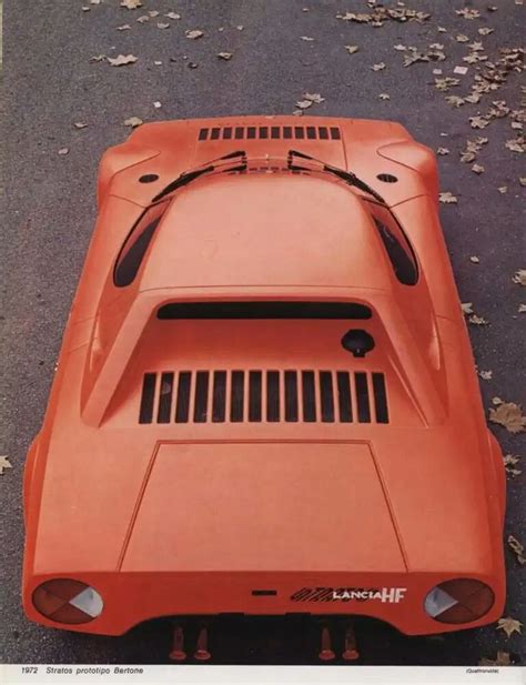 Stratos Prototipo Bertone 1972 コンセプトカー オートモービル ランチアストラトス