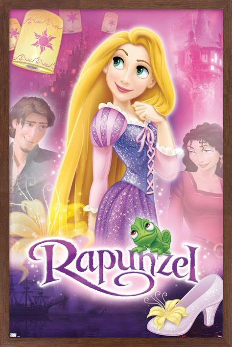 Disney Rapunzel Cover Wall Poster 22 375 X 34 Framed